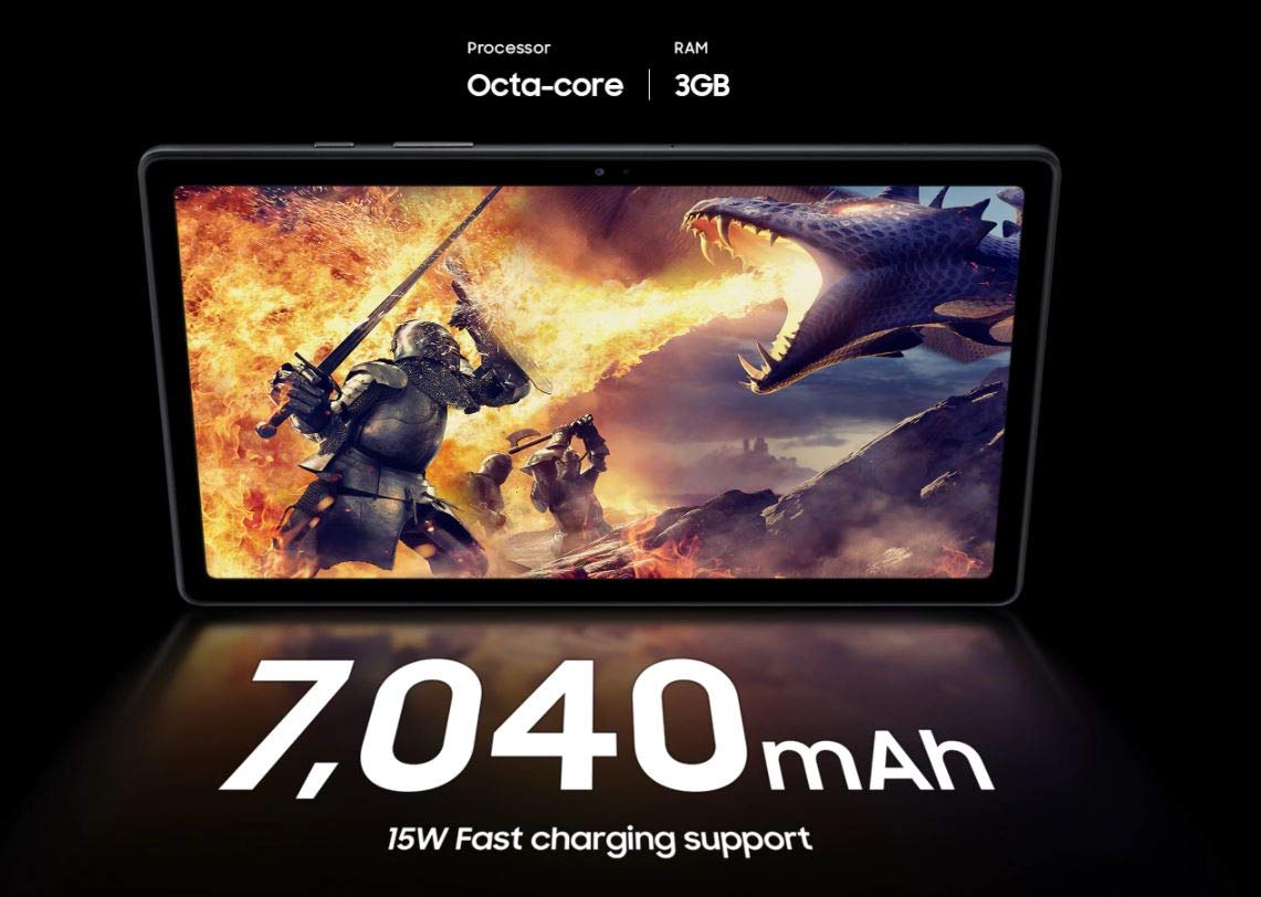 SAMSUNG Galaxy Tab A7 10.4" 2020 (64GB, 3GB) Wi-Fi Only Android 10 One UI Tablet, Snapdragon 662, 7040mAh Battery, SM-T500 (64GB SD Bundle, Gold)