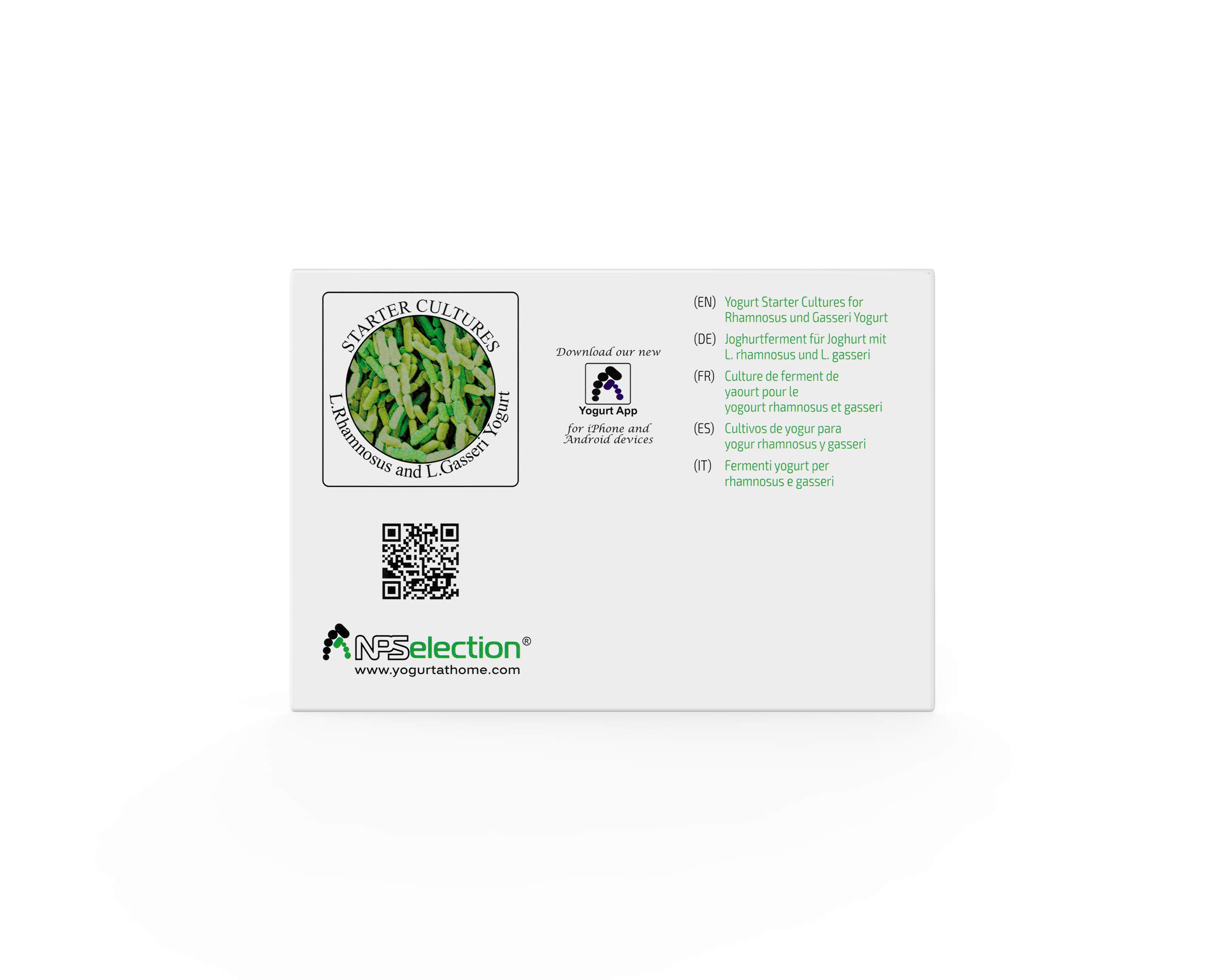 Natural Probiotic Selection Yogurt Starter Cultures - Pack of 3 Freeze-Dried Sachets for Lactobacillus Rhamnosus and L.Gasseri Yogurt (3 sachets Pack)