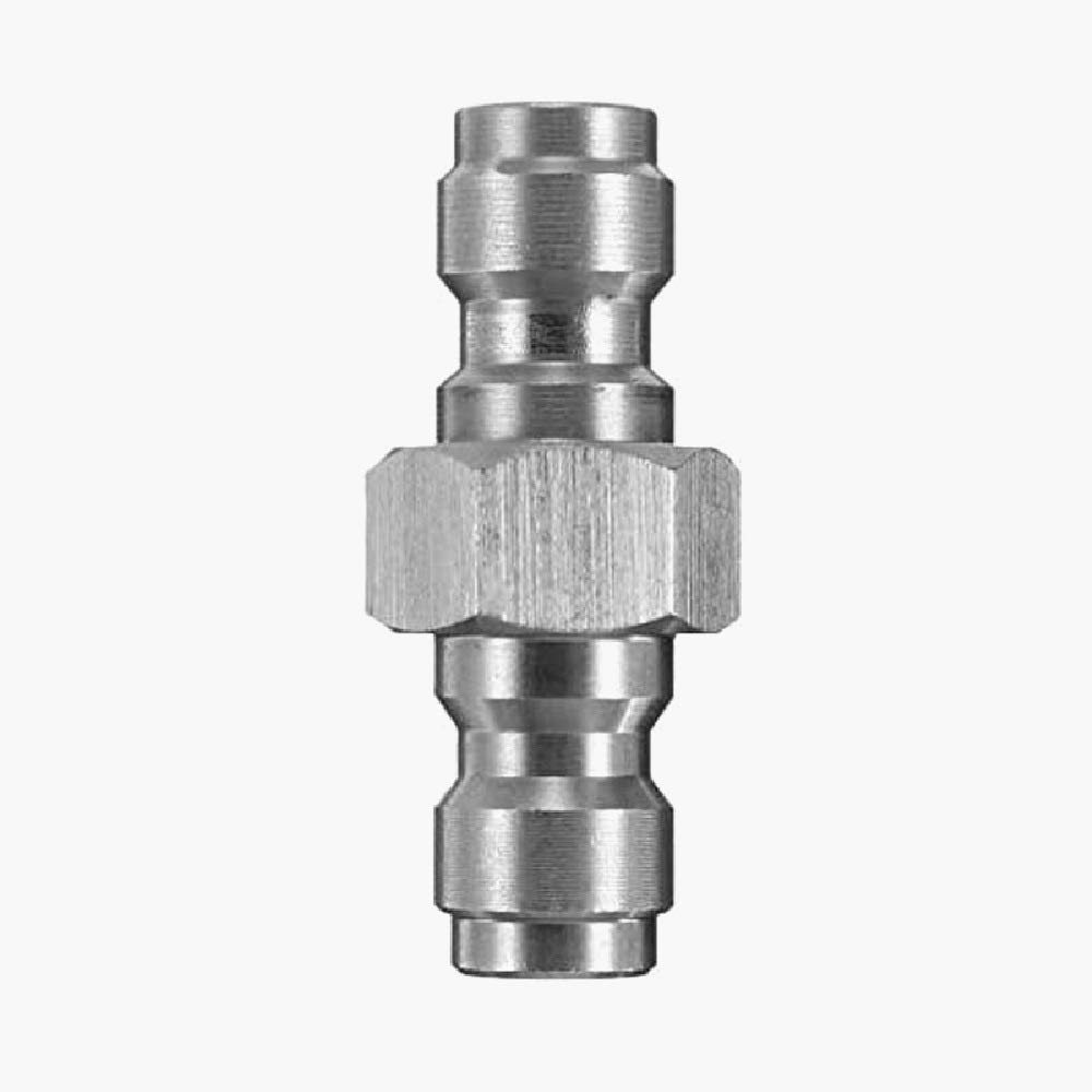 Flylock Universal 8mm Double Male Stainless Steel Quick-Disconnect Plug Adapter for PCP Paintball Airsoft Air Gun Tool