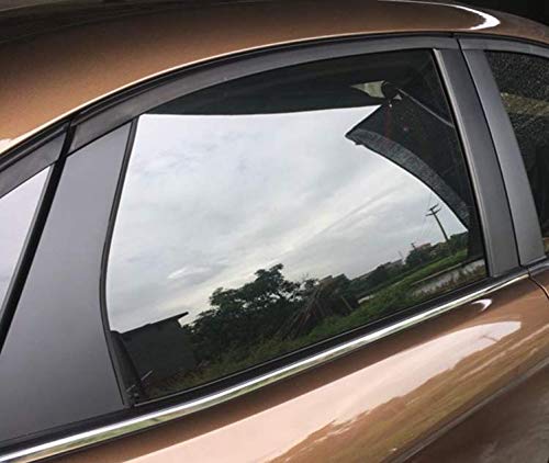 Black Matte Carbon Fiber Car Vinyl Wrap Roll 1ft x 5ft Bubble Free Air Release DIY Wrap Film for Motor Interior