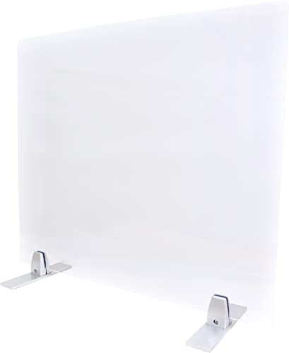 Plexiglass Table Top Sneeze Guard – Desk Divider for Students, Office, Transactions – Acrylic Shield | (24" x 36")