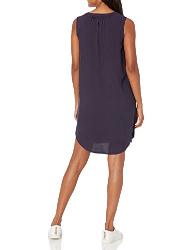 Amazon Essentials Women's Sleeveless Woven Shift Dress, Navy, XX-Large