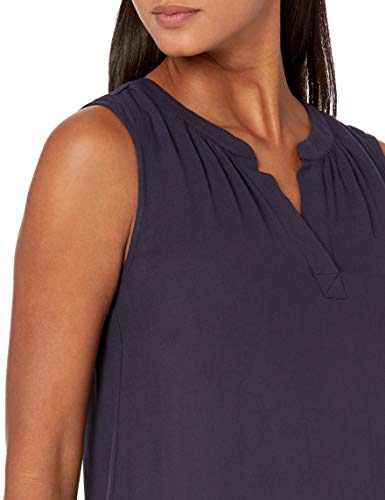 Amazon Essentials Women's Sleeveless Woven Shift Dress, Navy, XX-Large