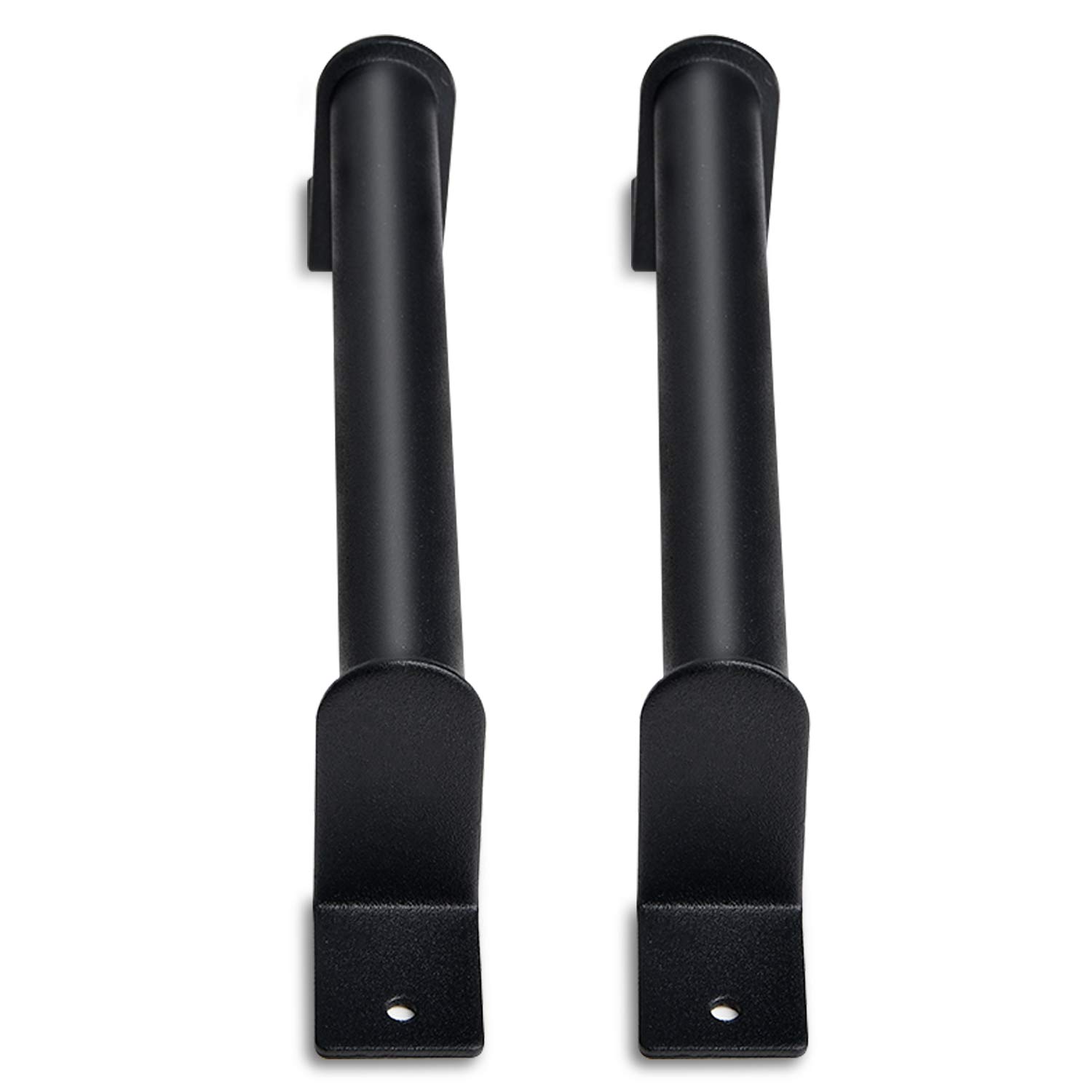 Supkiir Barn Door Handles, Supkiir Black Gate Handle Set (Pack of 2), Door Pull Handle for Sliding Barn Door Gate Cabinet Closet Drawer Garage Shed, Screws Included