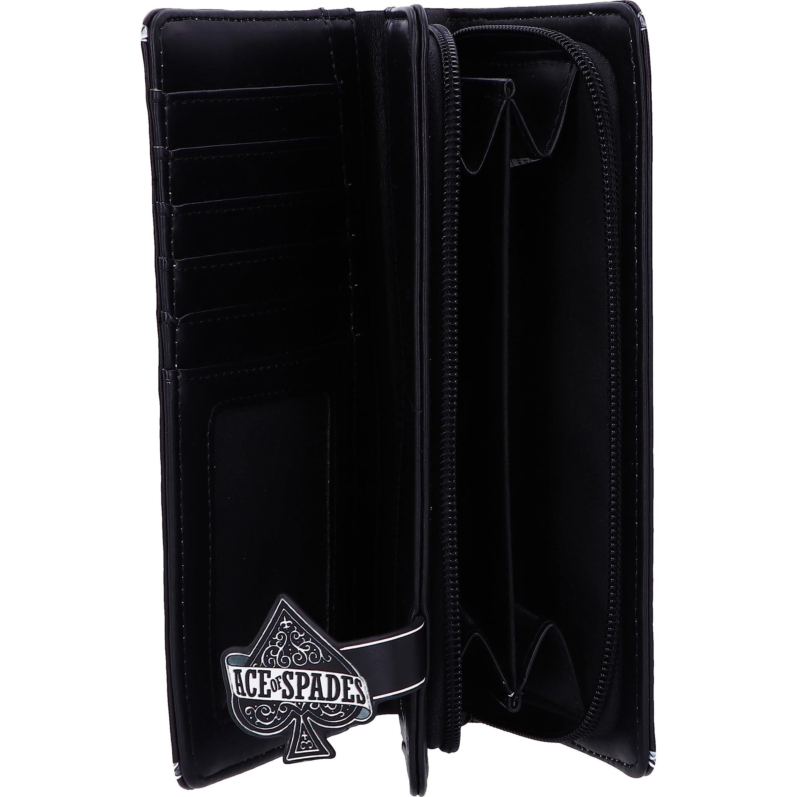 Nemesis Now Officially Licensed Motorhead Ace of Spades Warpig Snaggletooth Embossed Purse, Black, 18.5cm