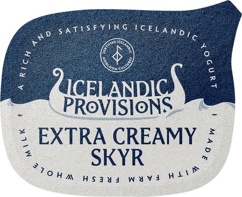 Icelandic Provisions, Coffee Cold Brew Extra Creamy Skyr Yogurt, 4.4 Ounce