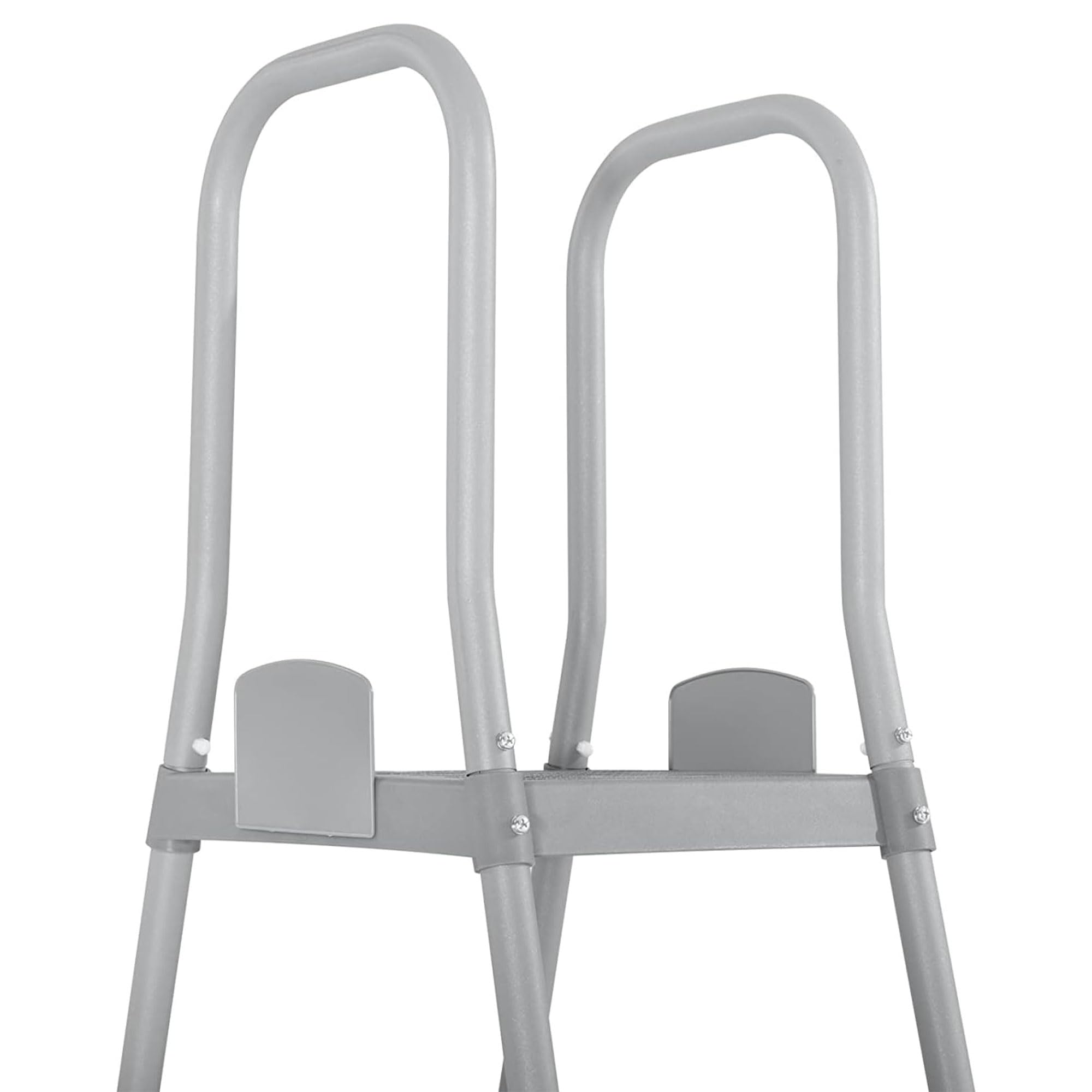 Bestway 52 Inch SteelPool Safety Ladder w/ No Slip No Scratch 9x36-Inch Protective Vinyl Pool Ladder Mat