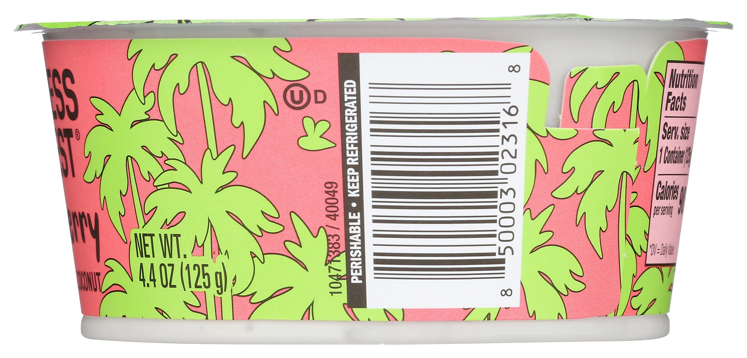 Harmless Harvest Dairy-Free Cup Yogurt - Strawberry, 4oz