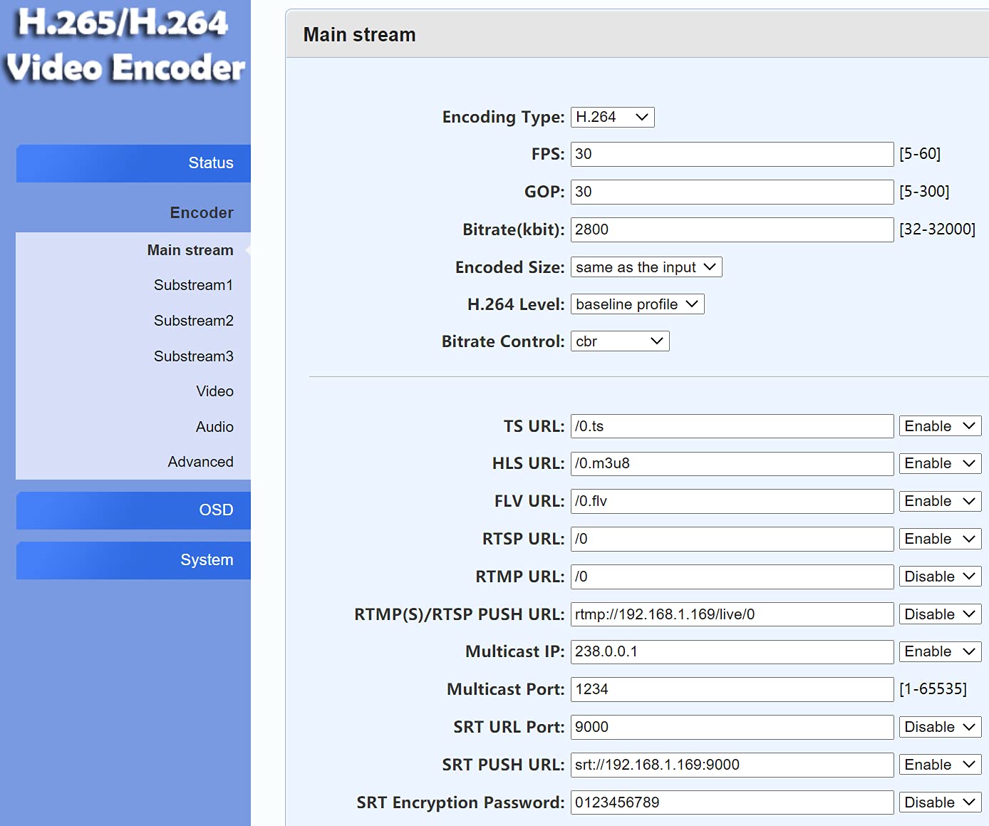 ISEEVY H.265 H.264 HDMI Video Encoder HDMI to IP Streamer for IPTV Live Stream Broadcast Support RTMP RTMPS RTSP RTP UDP HTTP FLV HLS TS SRT and Live Platforms