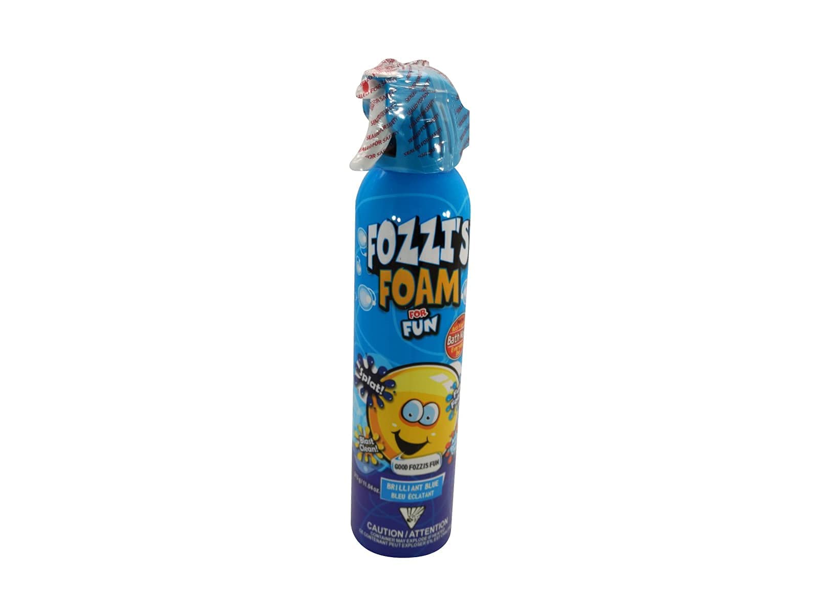 FOZZI'S Bath Soap Foam Aerosol for Kids Brilliant Blue,Good Clean Fun, (11.04 Fl Oz,Pack of 3)