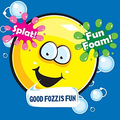 FOZZI'S Bath Soap Foam Aerosol for Kids Brilliant Blue,Good Clean Fun, (11.04 Fl Oz,Pack of 3)