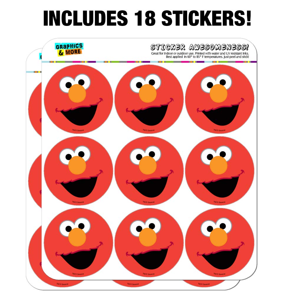 Sesame Street Elmo Face Planner Calendar Scrapbooking Crafting Stickers