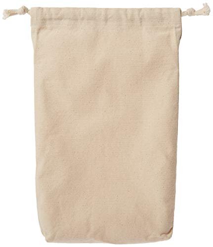 UBICON 8 x 14 Inches Medium Size Flat Bottom Heavy Duty Coin Bags with Draw Strings - Pack of 5 (MEFBDS5)