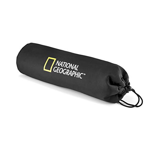 NATIONAL GEOGRAPHIC Travel Photo Tripod Kit with Monopod, Aluminium, 5-Section Legs, Twist Locks, Load up 8kg, Carrying Bag, Ball Head, Quick Release, NGTR002T