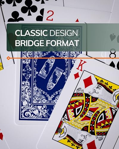 Bullets Playing Cards – Waterproof Plastic Playing Decks, Whit Cut-Card – Durable Deck for Poker, Skat, Rummy, for Adults Bridge Size Double Pack with Standard Index, Decks 52 Cards, 2 x 2 Joker