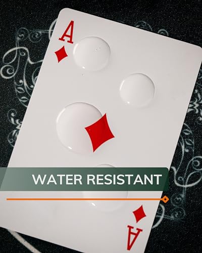 Bullets Playing Cards – Waterproof Plastic Playing Decks, Whit Cut-Card – Durable Deck for Poker, Skat, Rummy, for Adults Bridge Size Double Pack with Standard Index, Decks 52 Cards, 2 x 2 Joker