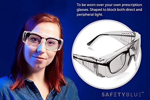 Sleep Savior ® Fitover Glasses - Anti-Blue & Green Blocking Glasses | Better Night Sleep & Reduce Eyestrain
