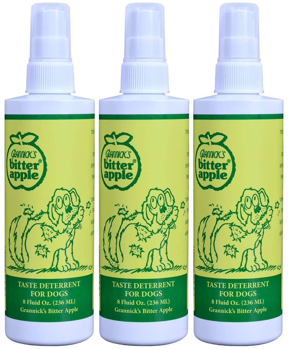Grannicks Bitter Apple Taste Deterrent for Dogs - 3 Pack