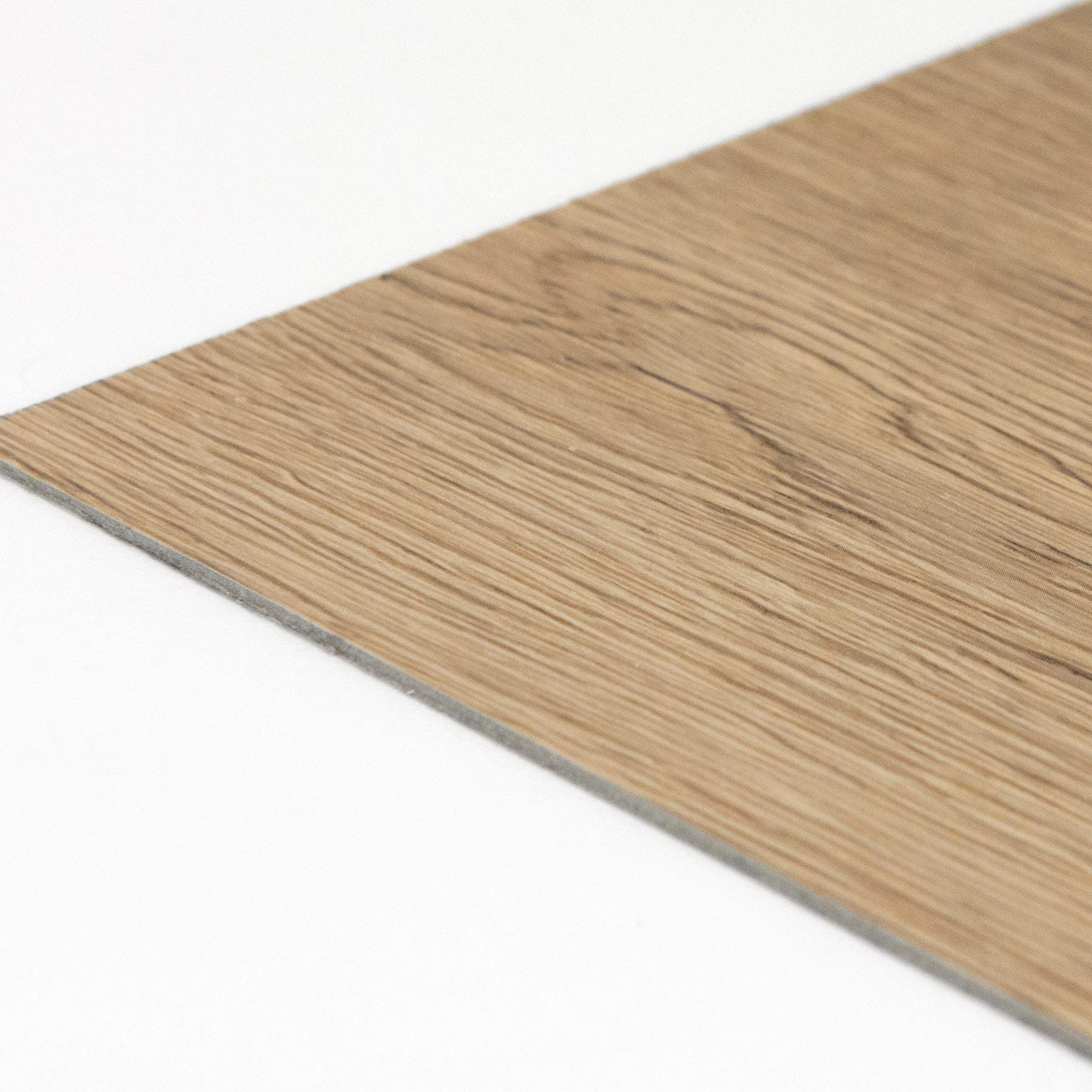 FloorPops FP3319 Pickling Peel & Stick Floor Tiles, Brown