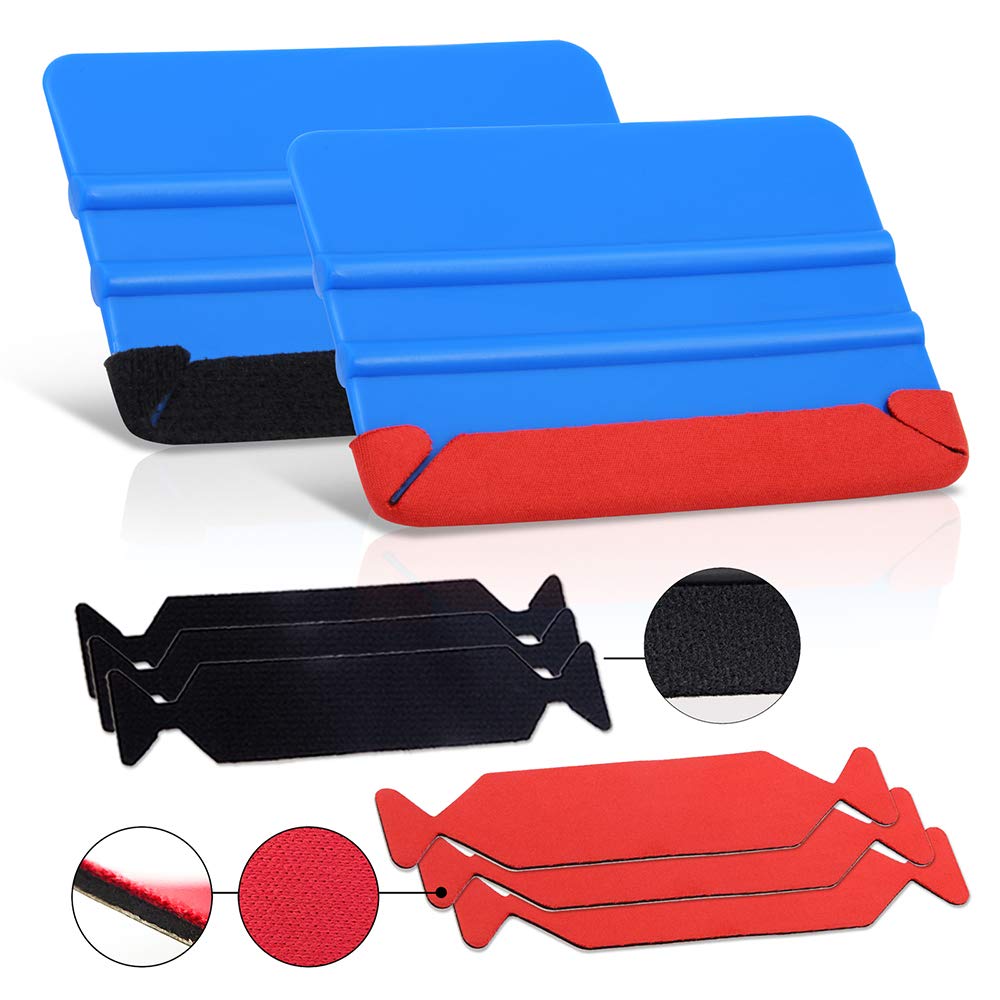 Vehicle Vinyl Wrap Tool Kit Car Wrap Kit Include Vinyl Squeegee, Film Cutter, Air Release Pin, Utility Knife Wrap Tools for Car Wrapping Window Film Application PPF Installation & Wallpaper Smoothing