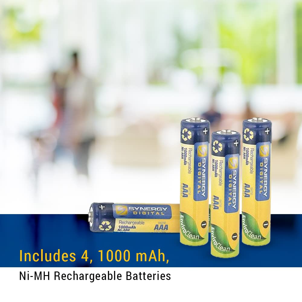 Synergy Digital Cordless Phone Battery, Compatible with Panasonic KX-TGM420W Cordless Phone, (Ni-MH, 1.25V, 1000 mAh) Ultra Hi-Capacity Battery