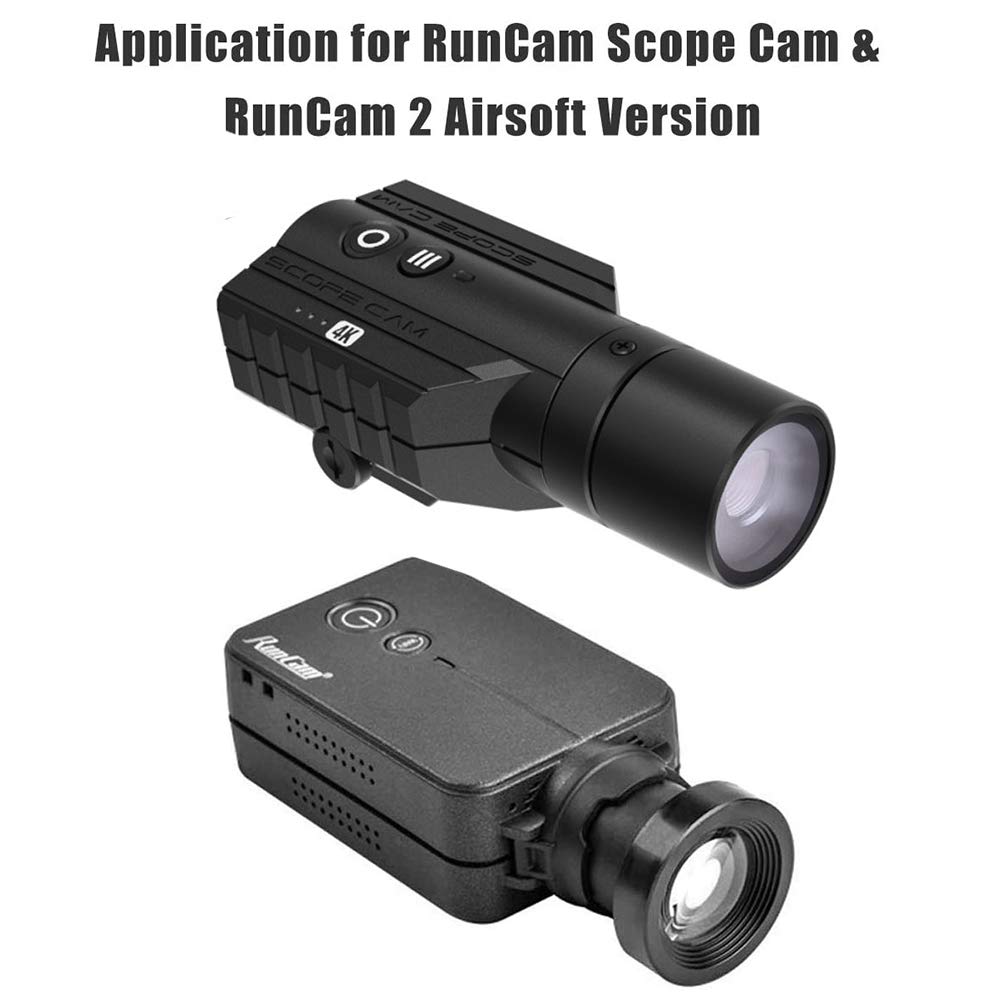 RunCam 850mAh 3.7V Removable Camera Battery 6 2 2 4K/Scope Cam Lite/Scope Cam4K, Rechargeable Li-Ion Battery (2PCS Batteries)