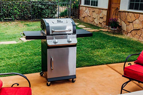 Dyna-Glo DGP321SNP-D Premier 2 Burner Propane Gas Grill, Stainless