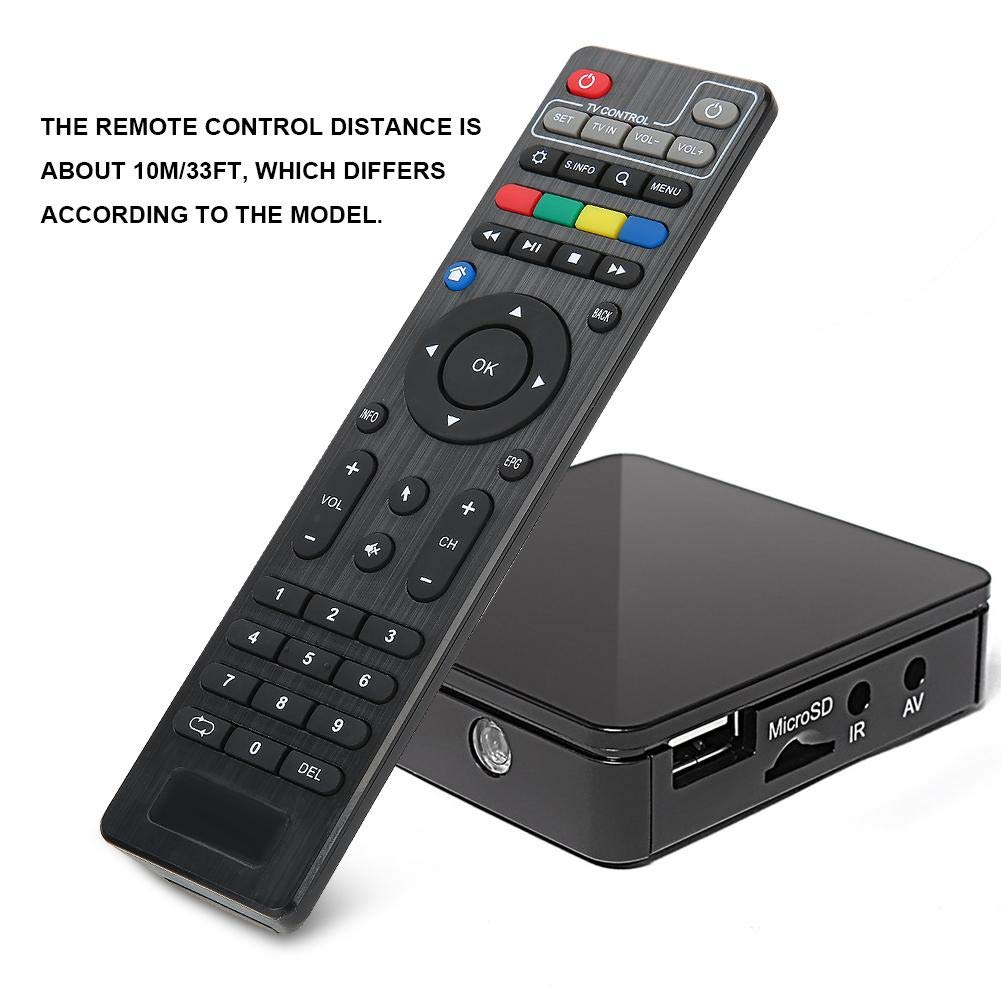 TV Set-top Box Remote Control Controller Replacement, for Tvip 410 Tvip 412 Tvip 415 Tvip 605 Tvip S300 Set Top Box, More Than 10m/33ft Remote Control Distance