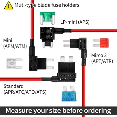 MuHize 105PC Micro2 Fuse Assortment Kit - Upgraded Automotive Blade Fuses (5A,7.5A,10A,15A,20A,25A,30A), with Puller Tool for Car Boat Truck SUV RV