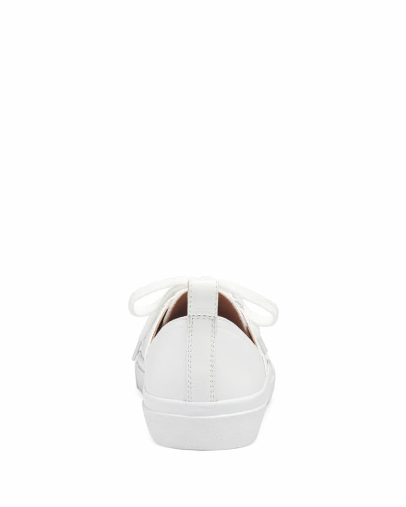 Lucky Brand womens Dansbey Casual Sneaker, White Leather, 6.5 US