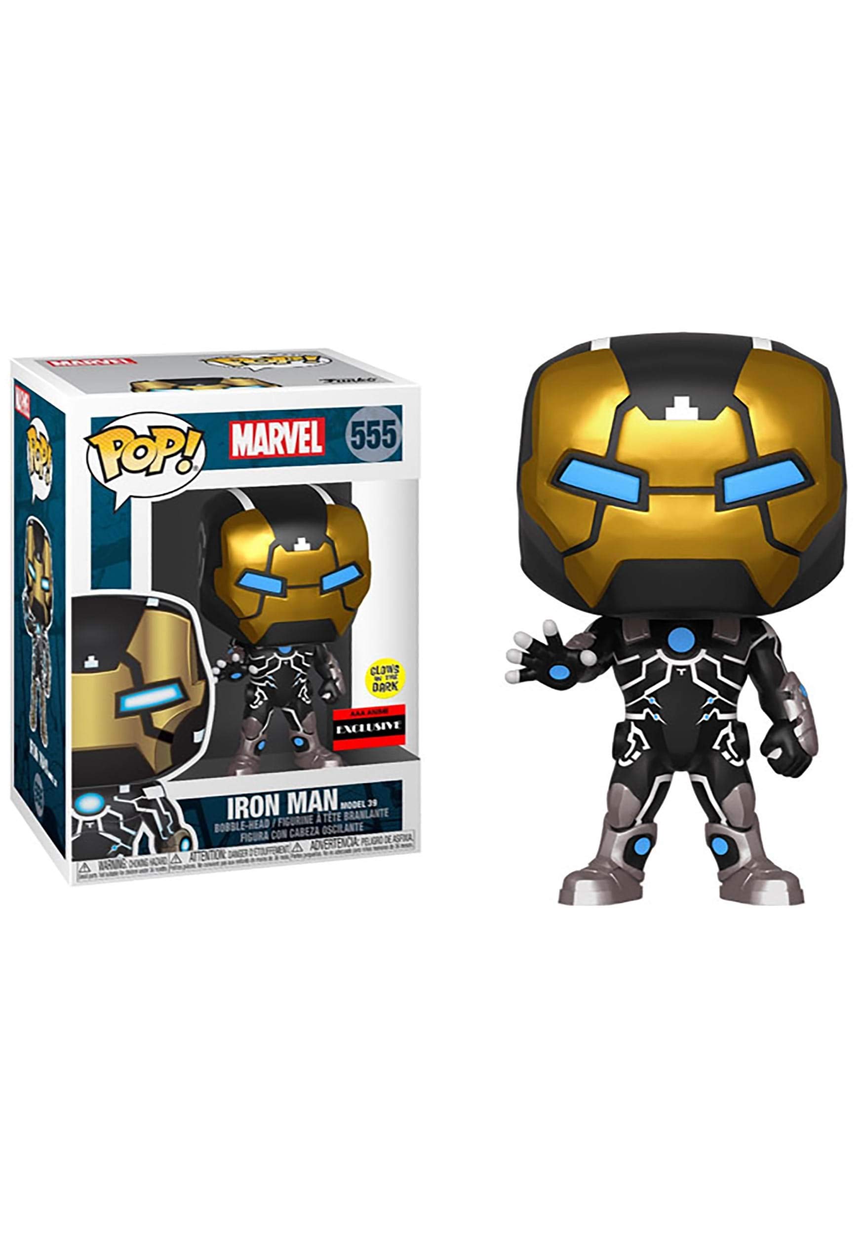 Iron Man Model 39 Glow-in-The-Dark Pop! Vinyl Figure - ST