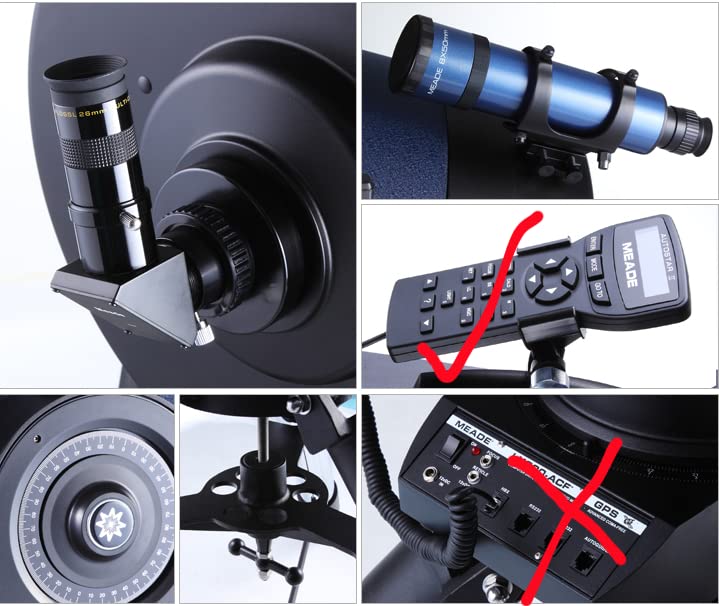 Washinglee 505 Control Cable for Meade HC Autostar/Audiostar/497, Built in FTDI Chip, USB Firmware Upgrade Cable, for ETX127 ETX125 ETX-90 LXD75 LX80 LX90 and ETX 80. (16 FT / 5M)