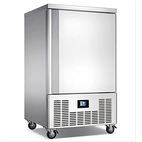 Kolice Commercial Restaurant 10 Trays Blast Chiller, Blast Freezer, Freezer, Chest Freezer for Hard Ice Cream, Fresh Meat, Chicken, Pastry, Fish in Hotels, Bars, Canteens, School, Bakery -40°F