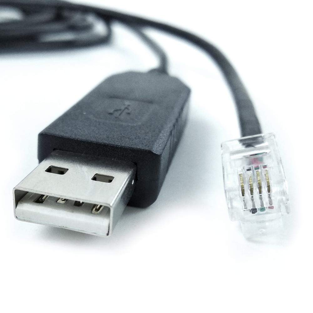 Washinglee 505 Control Cable for Meade HC Autostar/Audiostar/497, Built in FTDI Chip, USB Firmware Upgrade Cable, for ETX127 ETX125 ETX-90 LXD75 LX80 LX90 and ETX 80. (16 FT / 5M)