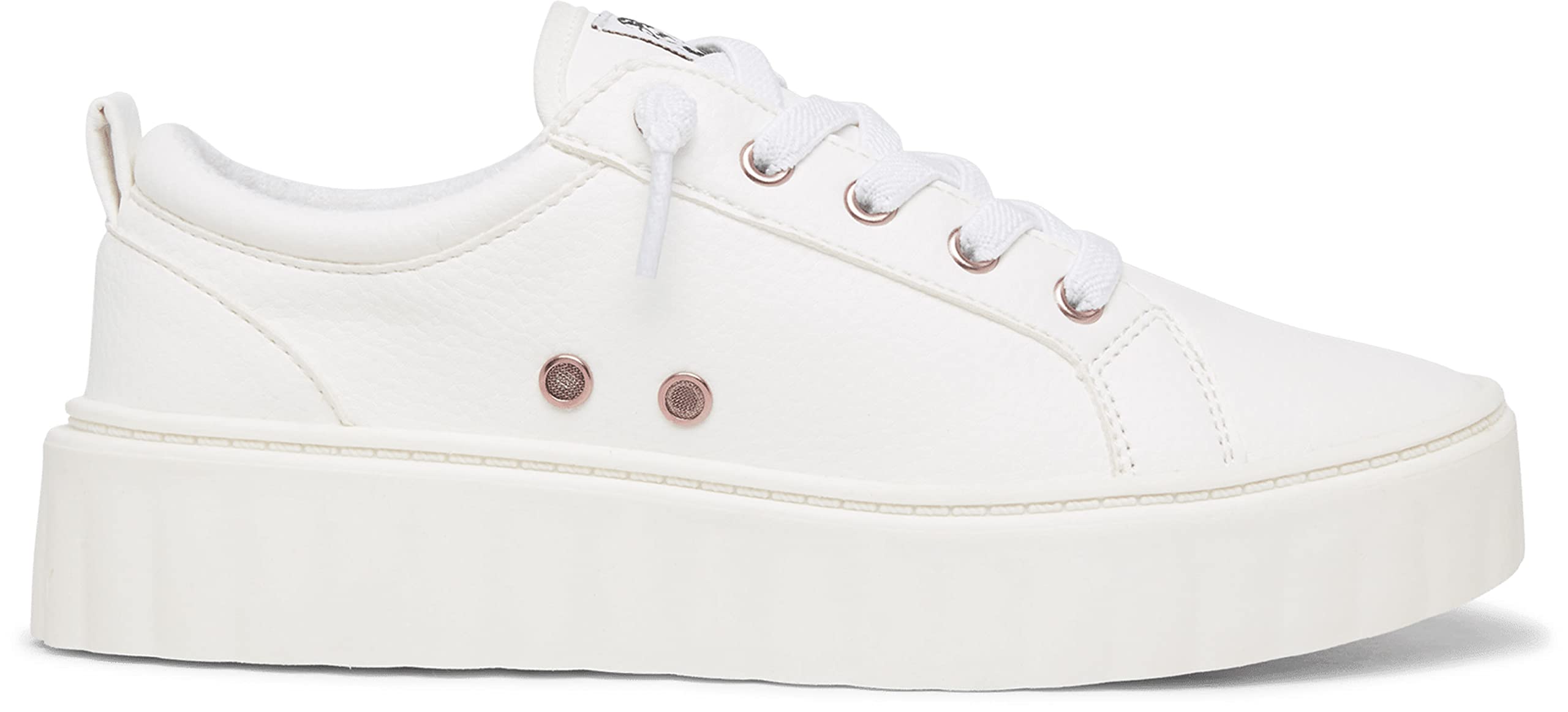 Roxy Women's Sheilahh Slip On Platform Sneaker Shoe, White , 9 medium US