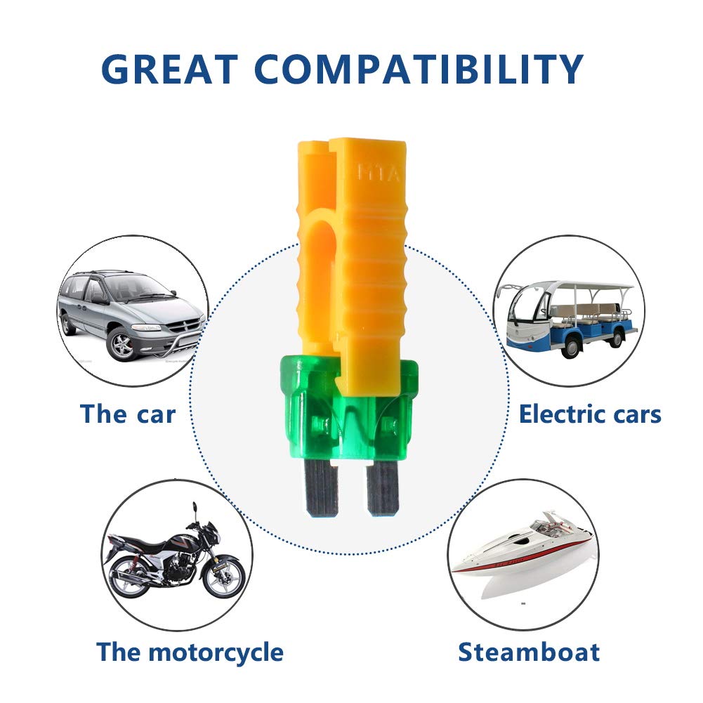 AYAOQIANG 528 pcs Assorted Standard Auto Car Truck Blade Fuses Assortment - 2A 3A 5A 7.5A 10A 15A 20A 25A 30A 35A 40A-ATC/APR/ATO+ATM Boat Automotive Replacement Fuses Kit