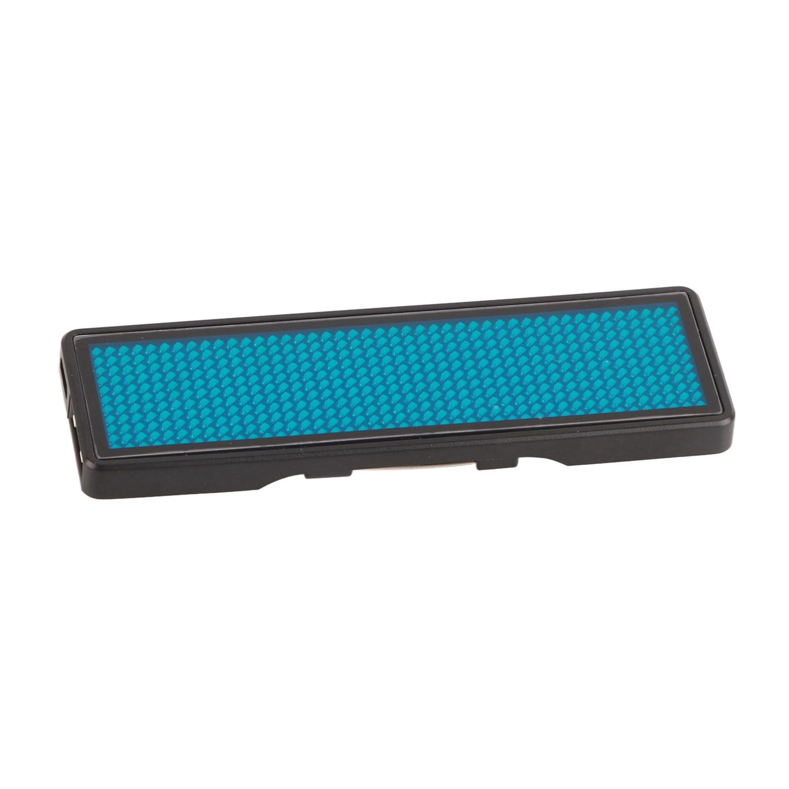 LED Digital Nametag, Rechargeable Programmable Name Badge Card ID with Magnet/Pin for Restaurant Party Bar(Blue)