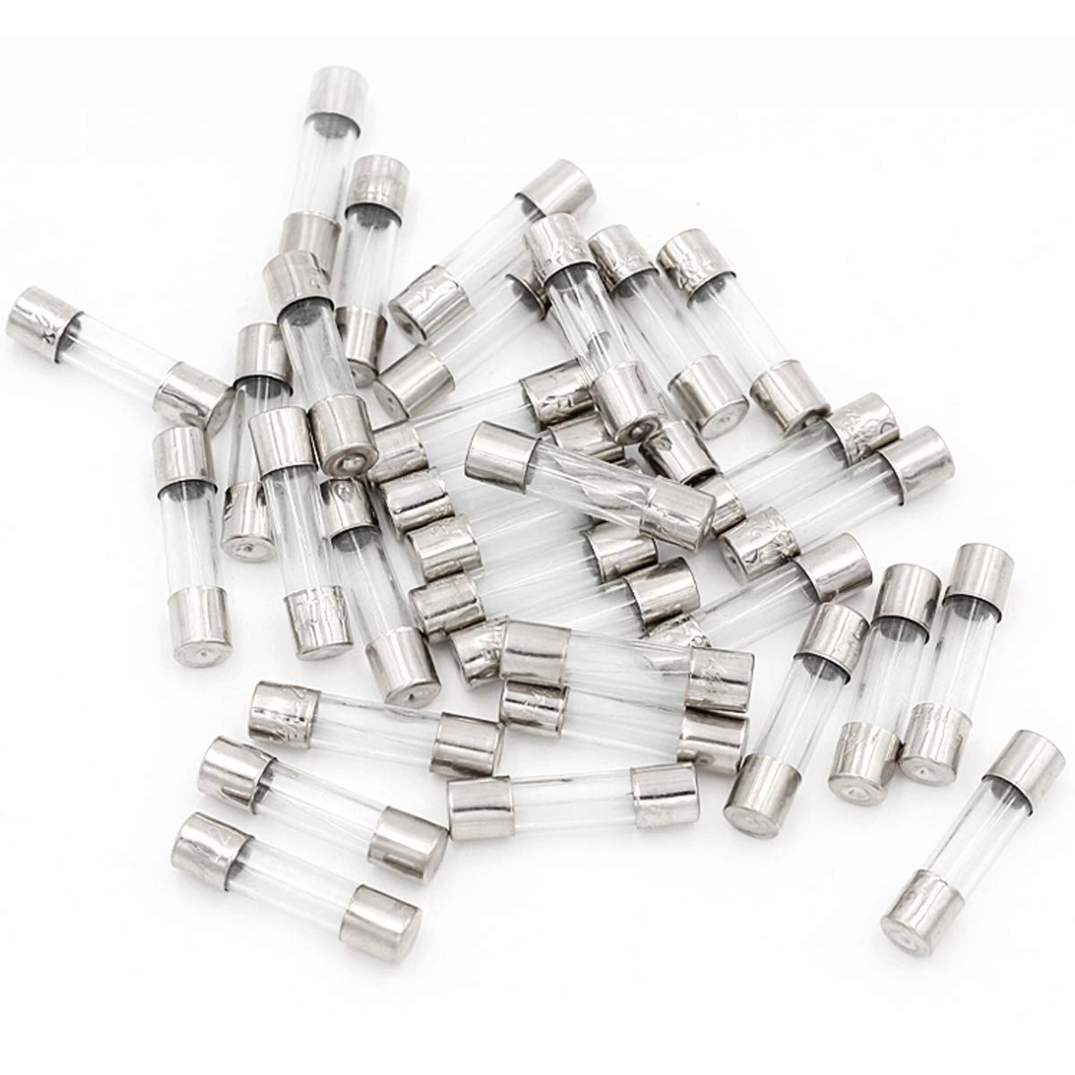 Tnisesm 290 Pcs Fast Blow Glass Fuses Assortment Kit 0.2A, 0.5A, 1A, 2A, 3A, 4A, 5A, 6A, 8A, 10A, 12A, 15A, 20A 5 x 20mm, 5A, 10A, 6 x 30mm 15 Values 250V with Plastic Box Tn-18-1