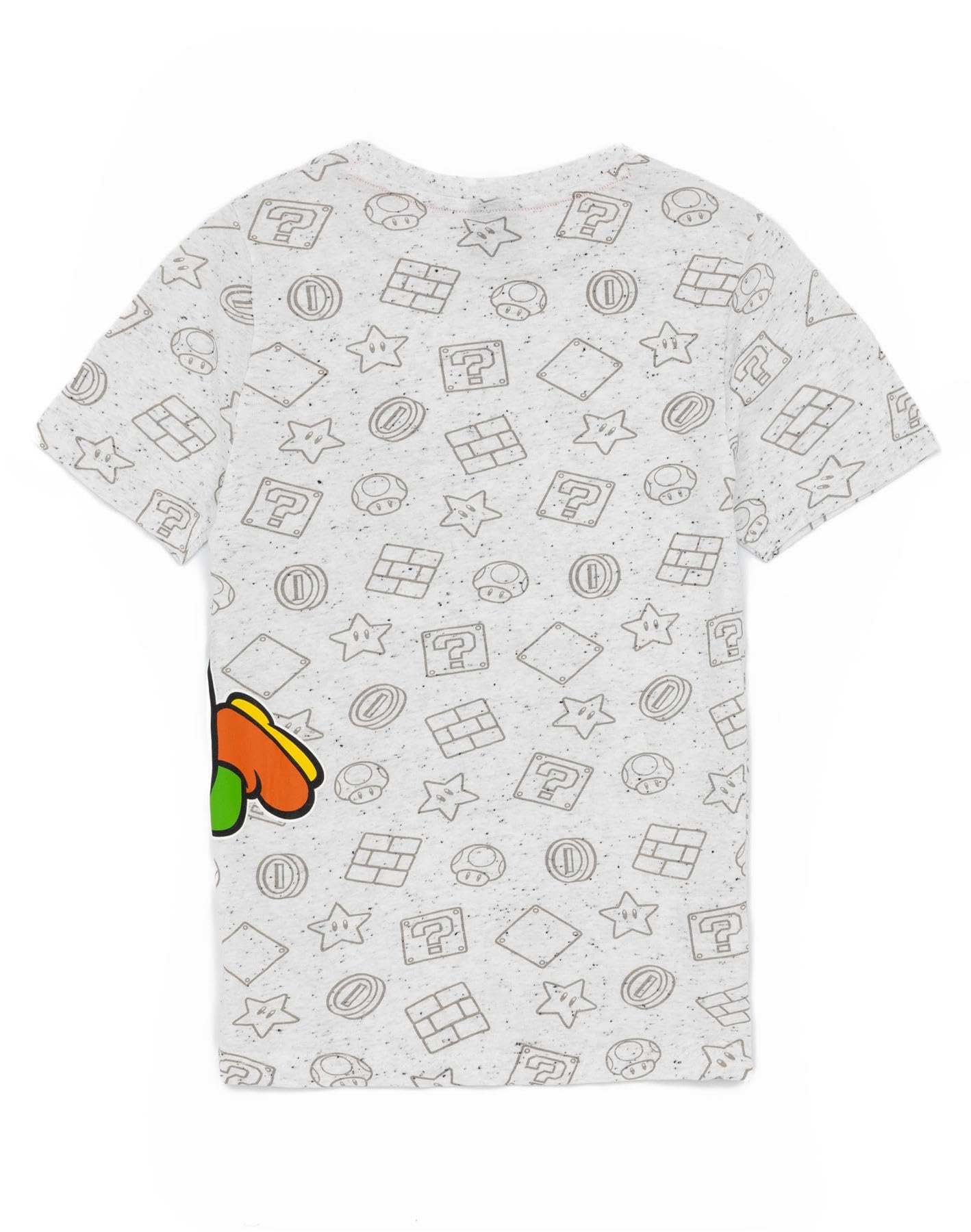 Super Mario Nintendo and Yoshi Boy's Kids Grey Character T-Shirt Top 9-10 Years