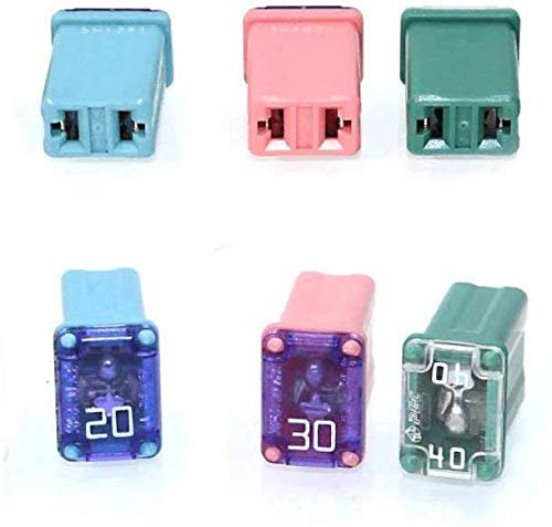 20 pc Automotive MCASE Mini Box Shaped Cartridge Fuse Kit for Cars, Trucks, and SUVs