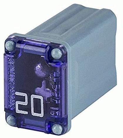20 pc Automotive MCASE Mini Box Shaped Cartridge Fuse Kit for Cars, Trucks, and SUVs