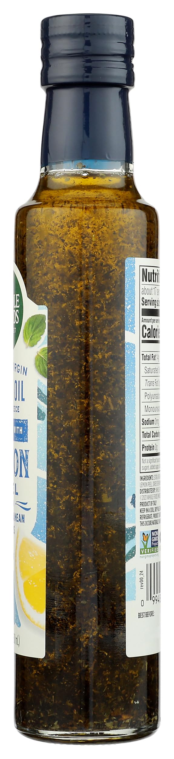Whole Foods Market, Extra Virgin Olive Oil, Greek Infused with Lemon & Mediterranean Herbs, 8.45 Fl Oz