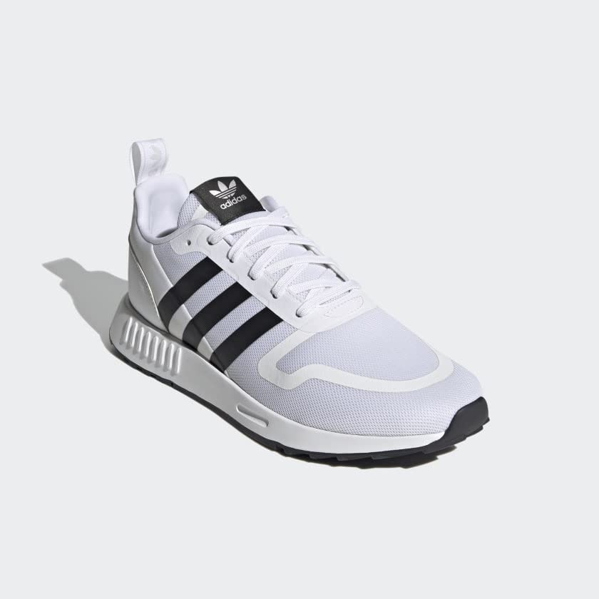 adidas Originals mens Smooth Runner Sneaker, White/Core Black/Dash Grey, 13 US