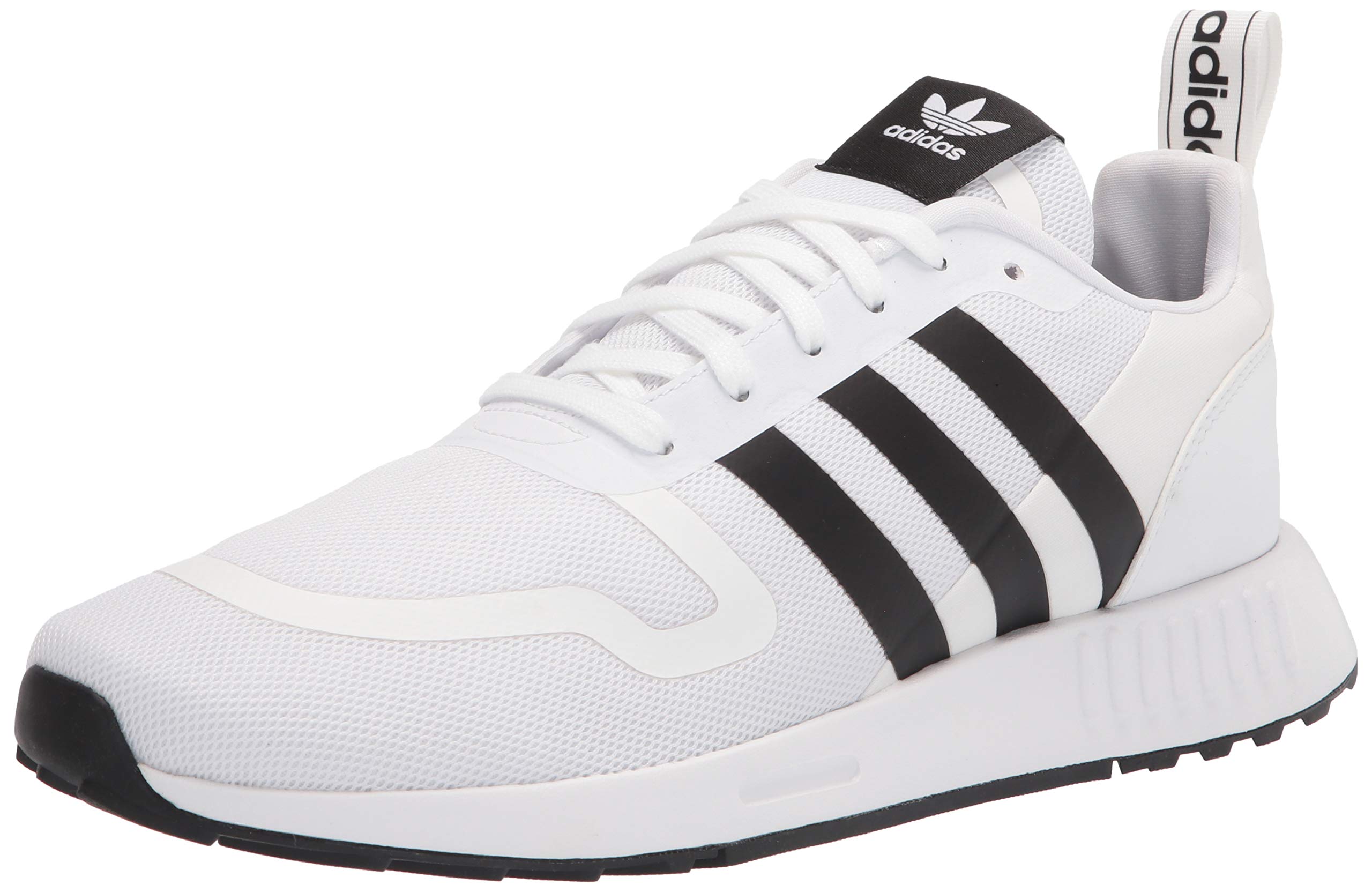 adidas Originals mens Smooth Runner Sneaker, White/Core Black/Dash Grey, 13 US