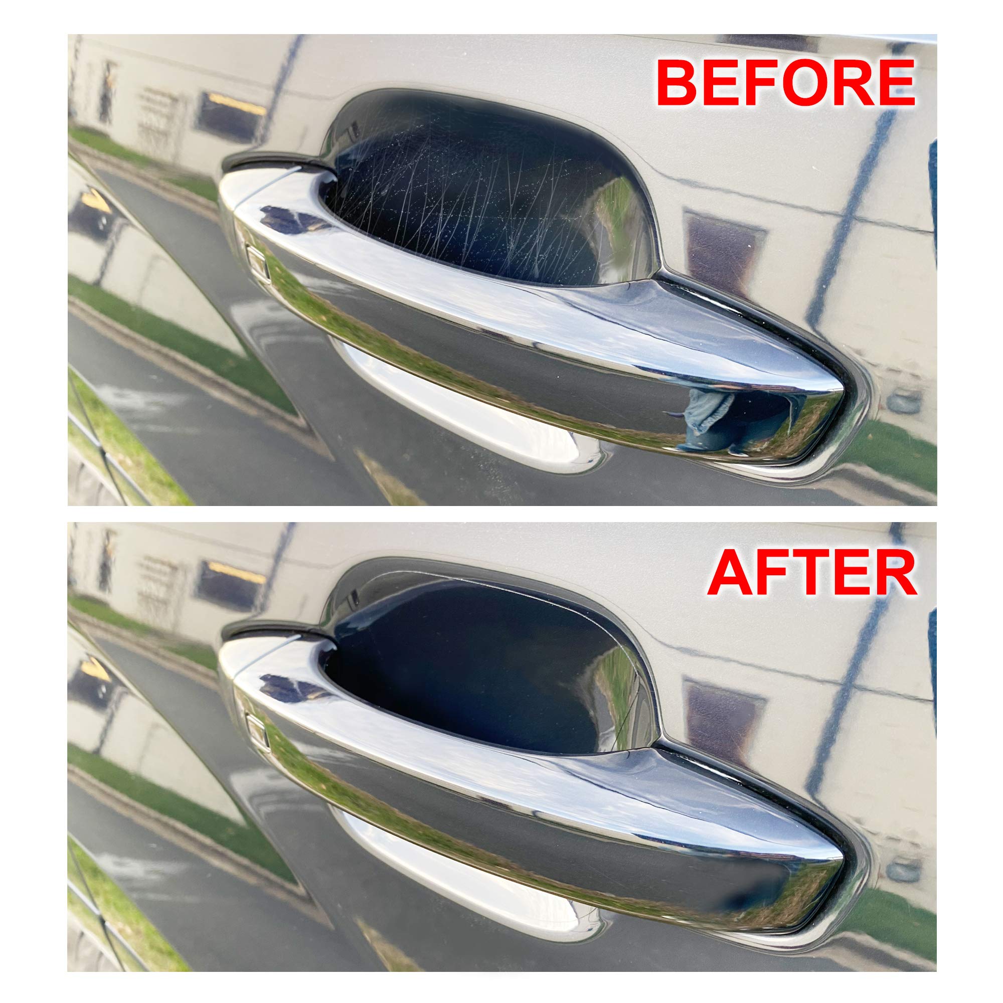 YelloPro Custom Fit Door Handle Cup 3M Scotchgard Anti Scratch Clear Bra Paint Protector Film Cover Self Healing PPF Guard Kit for 2019 2020 2021 2022 2023 2024 2025 Acura RDX SUV