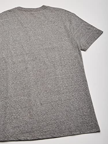 Disney Men's Giant Mickey Mouse Gray Graphic T-Shirt, Grey, Large