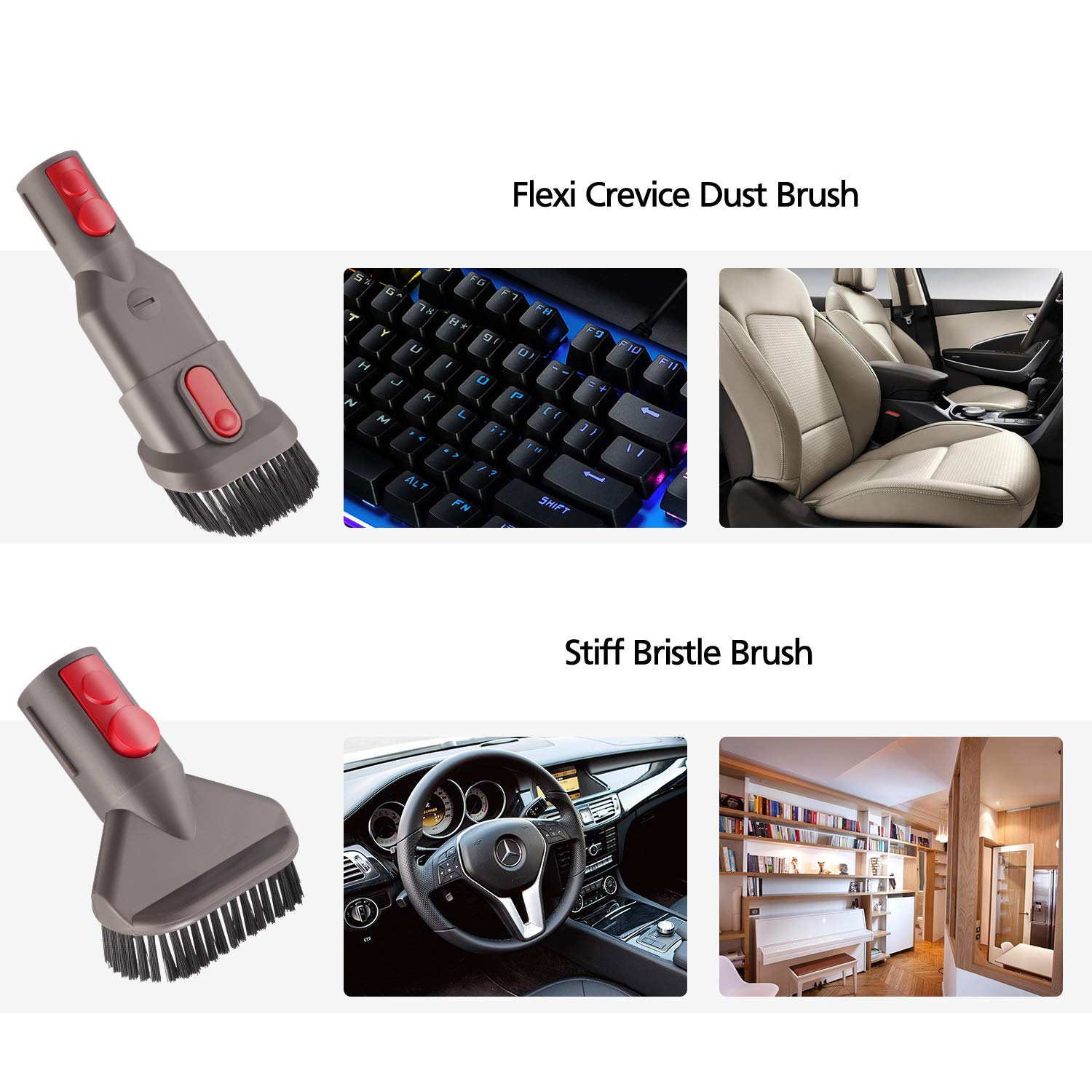 Attachment Kit for Dyson Gen 5 Gen5 V15 V12 V8 V11 V10 V7 Absolute Detect Cordless Stick Animal Outsize Cyclones Vacuum Cleaner Accessories Bundle Replacement Brush Tools