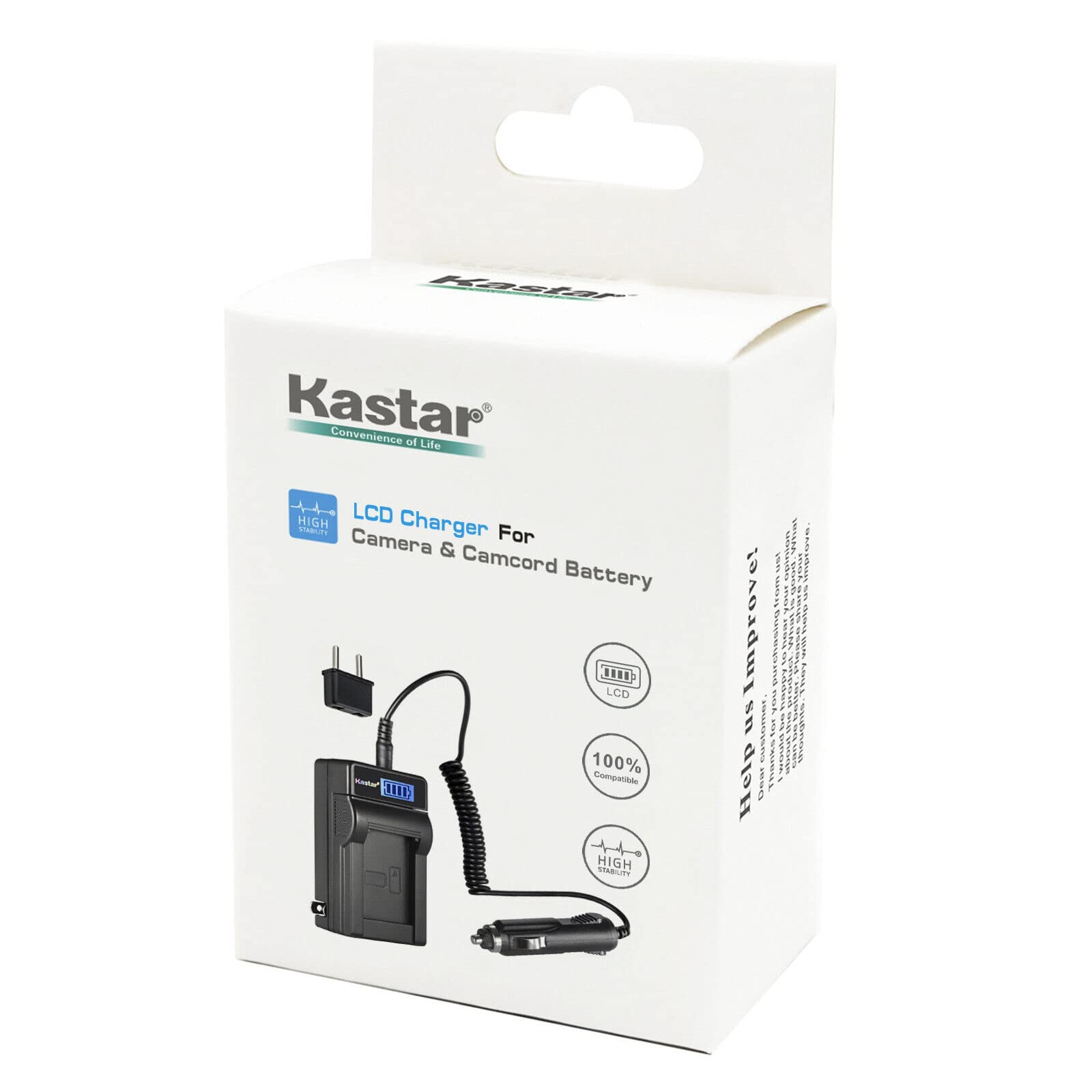 Kastar 3-Pack SX-50 Battery and LCD AC Charger Compatible with SiOnyx Aurora SX-50 Battery, SiOnyx Aurora Sport Water-Resistant IR Night Vision Camera, SiOnyx Aurora PRO Night Vision Camera