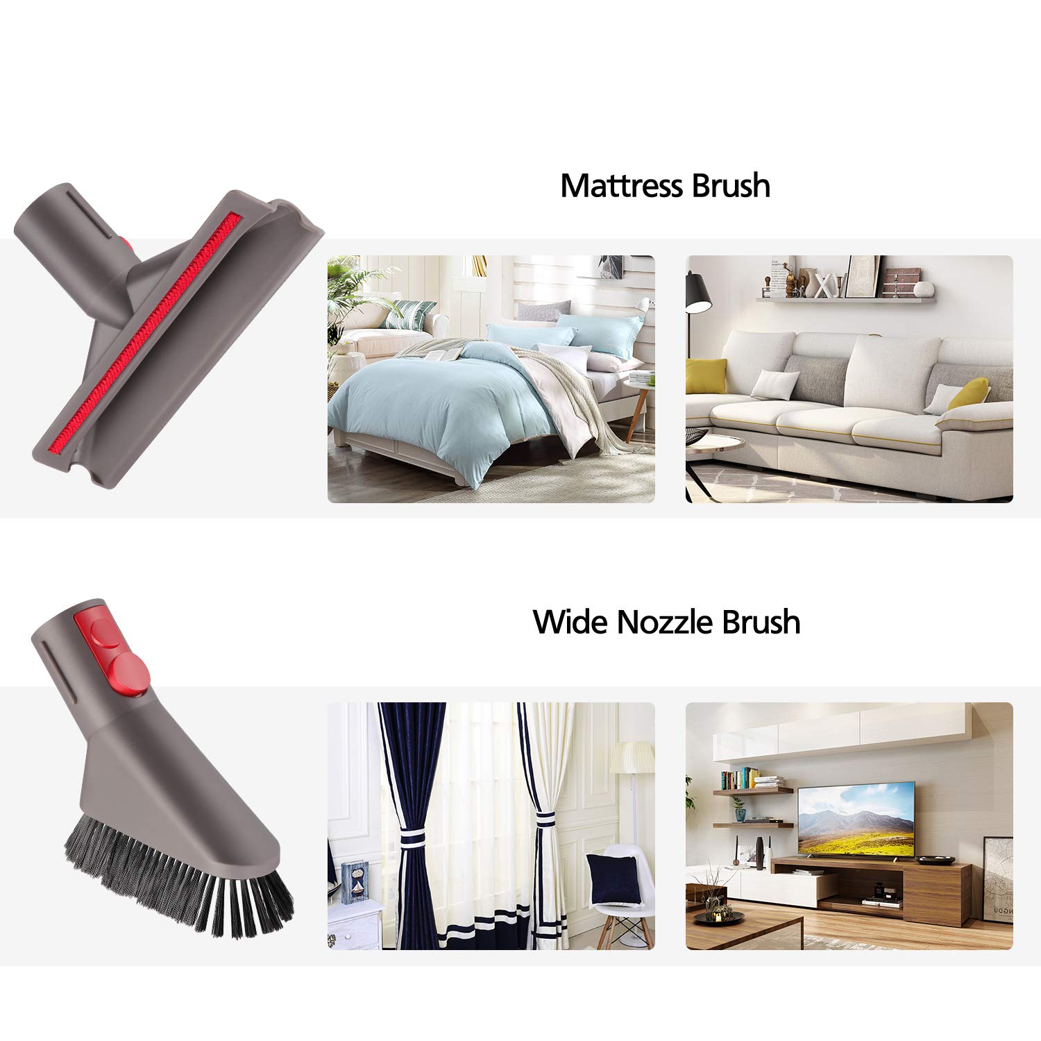 Attachment Kit for Dyson Gen 5 Gen5 V15 V12 V8 V11 V10 V7 Absolute Detect Cordless Stick Animal Outsize Cyclones Vacuum Cleaner Accessories Bundle Replacement Brush Tools