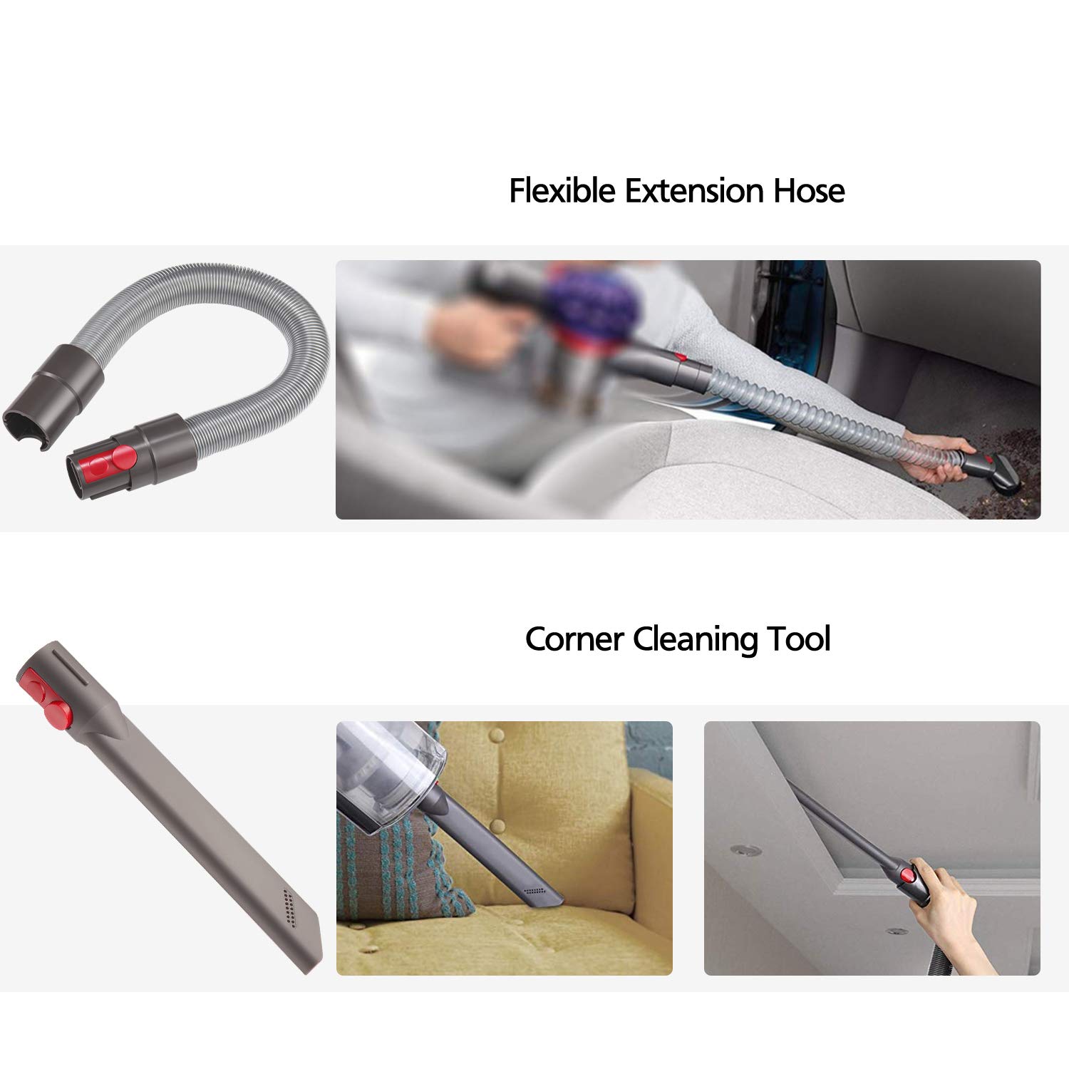 Attachment Kit for Dyson Gen 5 Gen5 V15 V12 V8 V11 V10 V7 Absolute Detect Cordless Stick Animal Outsize Cyclones Vacuum Cleaner Accessories Bundle Replacement Brush Tools